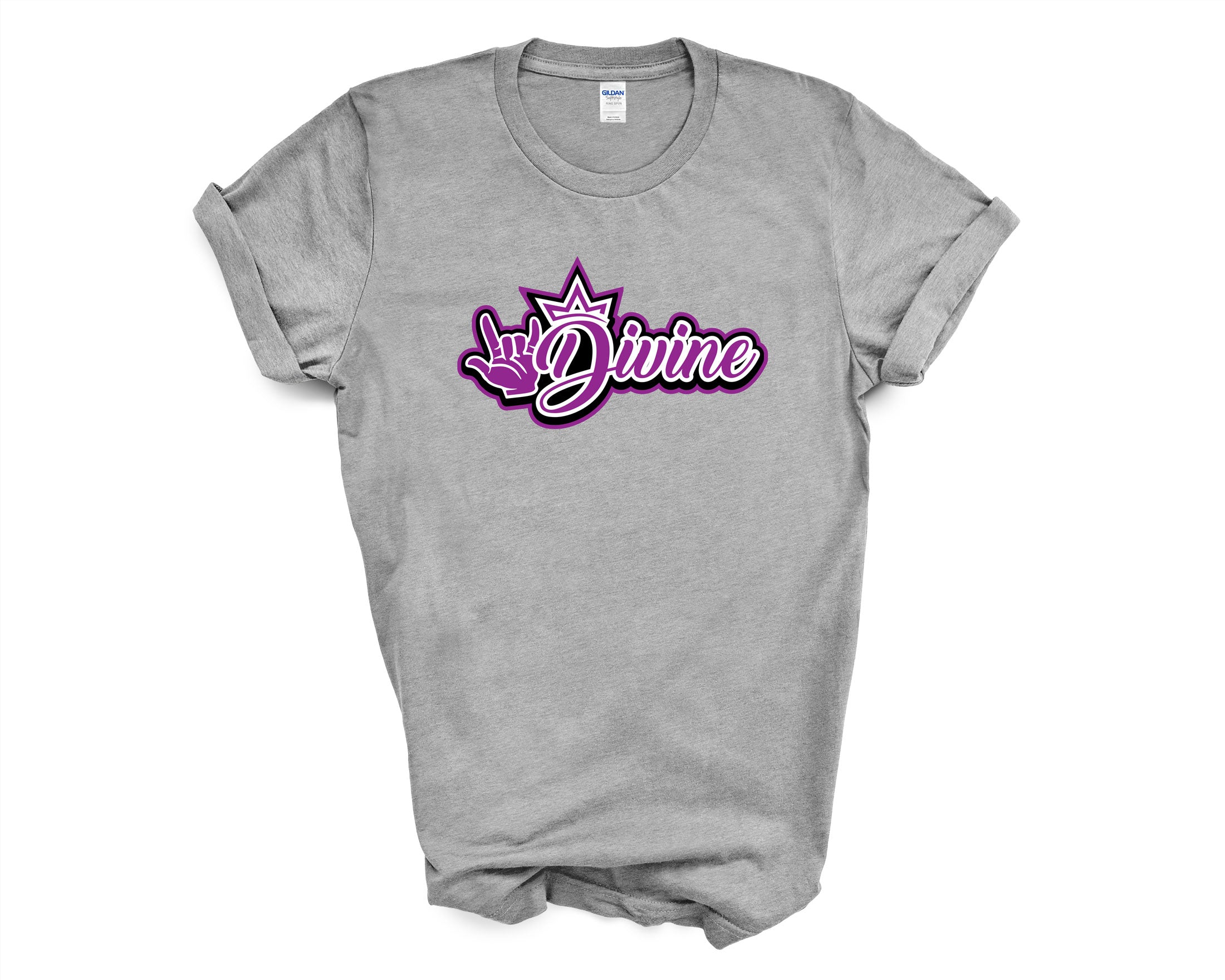 Divine Cheer- ASL Divine logo Granite Shirt – Bella Bean Studios